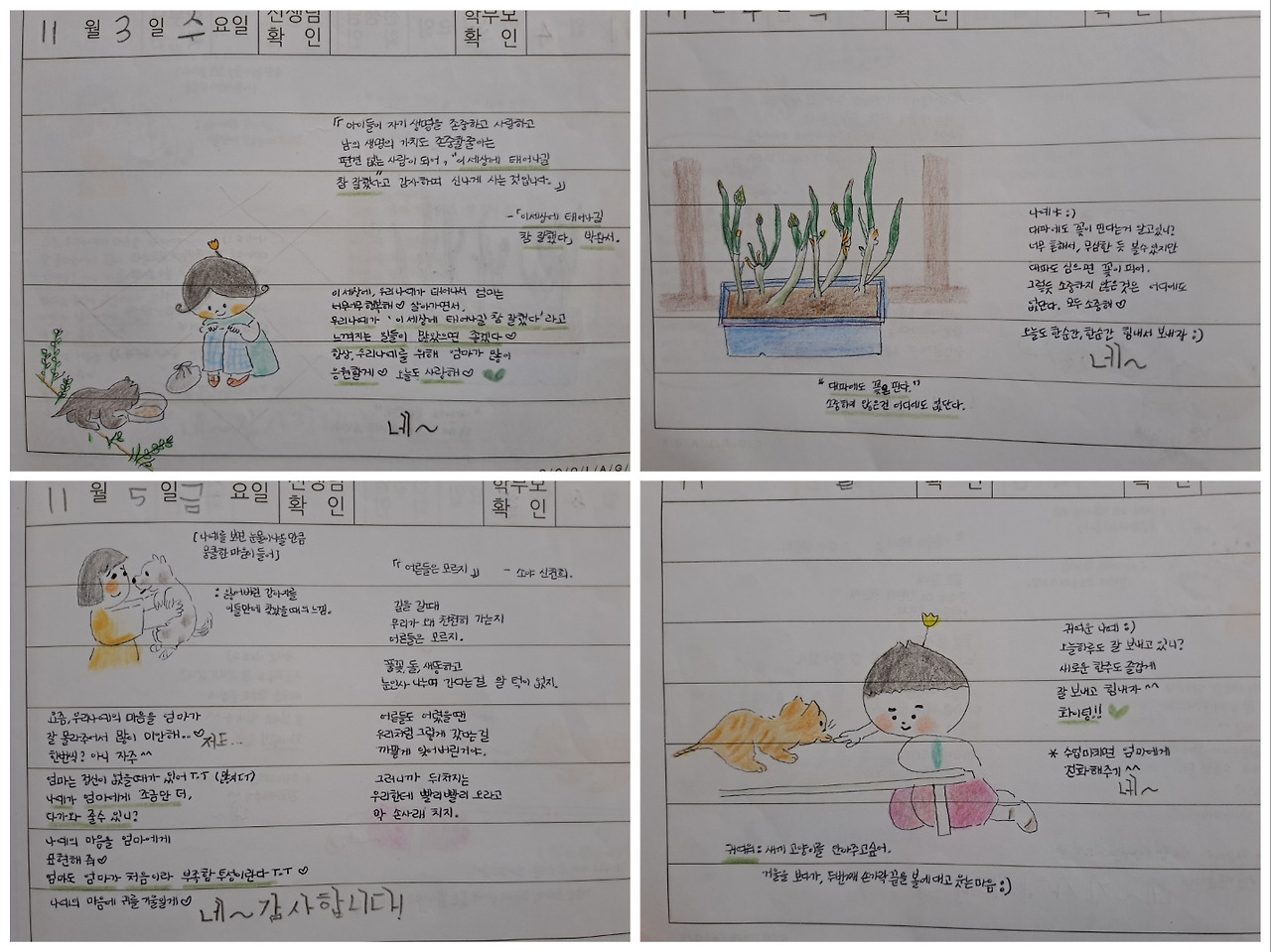 금쪽이에게 쓰는 엄마의 초등학교 알림장