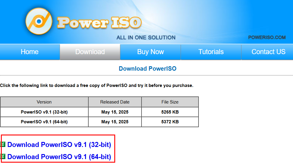 PowerISO 다운로드