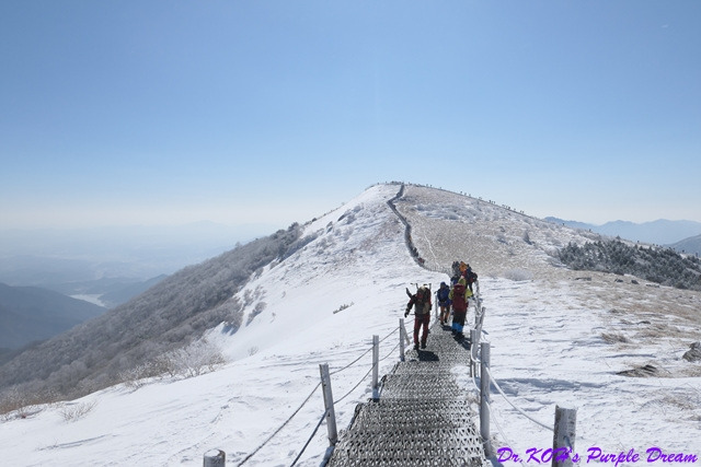 눈이 온다, 겨울산 소백산