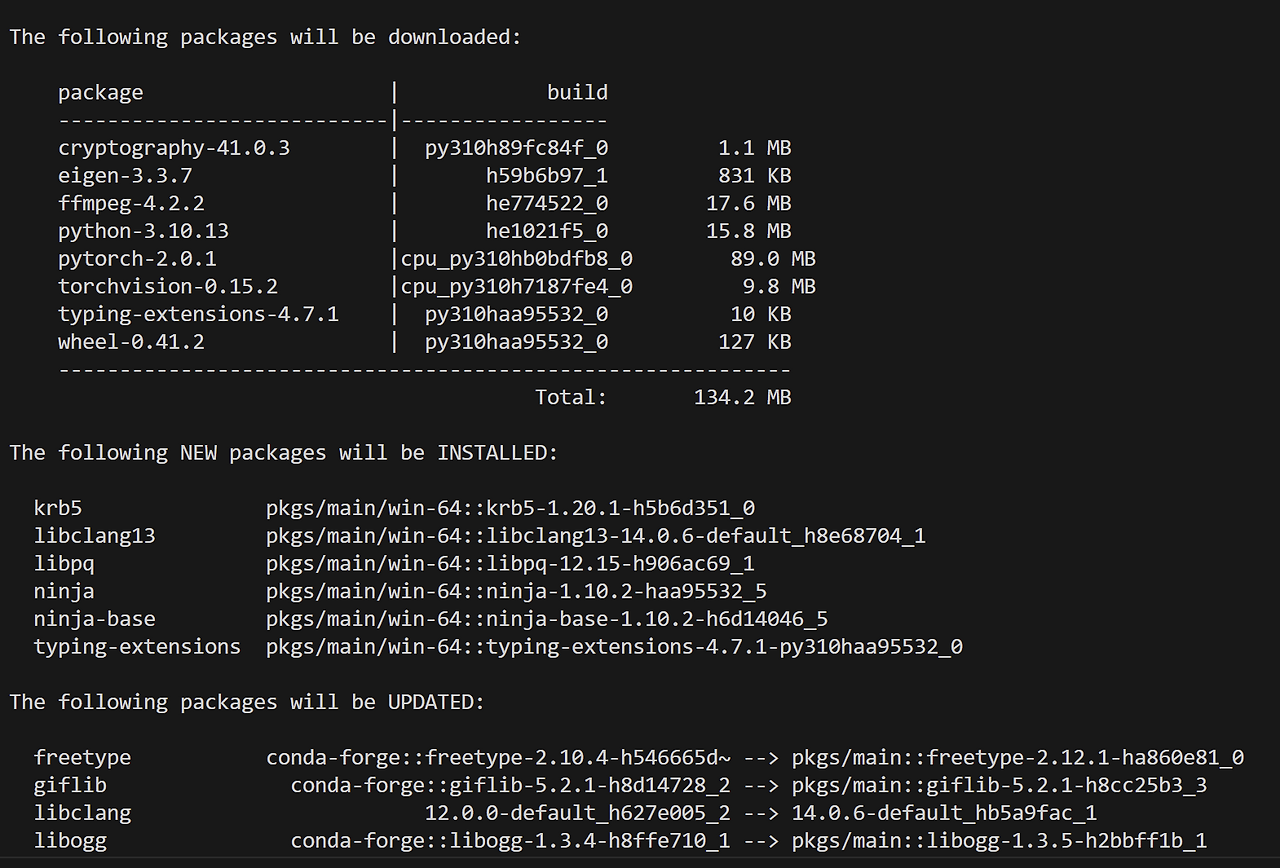 Conda Unsuccessful Initial Attempt Using Frozen Solve Retrying With Flexible Solve 해결 방법