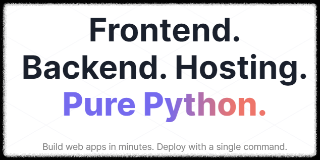 Pynecone Html Css Javascript 없이 파이썬으로만 웹 개발 가능한 프레임워크 Helpotkr