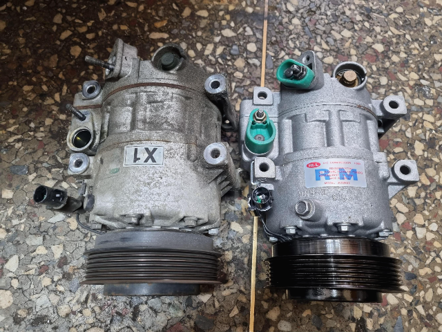 한라 카에어컨 로체 어드벤스 자동차에어컨 컴프레샤 가스누수 고장으로 찬바람이 나오지않는 증상 전문점 수리 후기