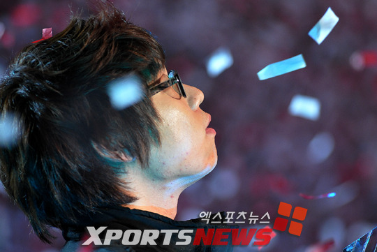 Gsl 우승 기분 만끽하는 장민철 포토