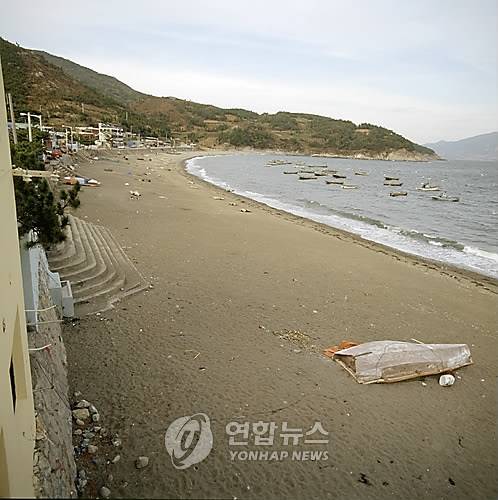 여수 만성리 해수욕장 검은모래는 어디로
