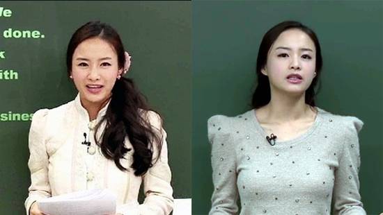 EBS 레이나 강사 화제.."영어의 여신"