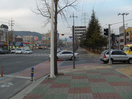순천시 통합지주이용간판 설치 가로경관 개선
