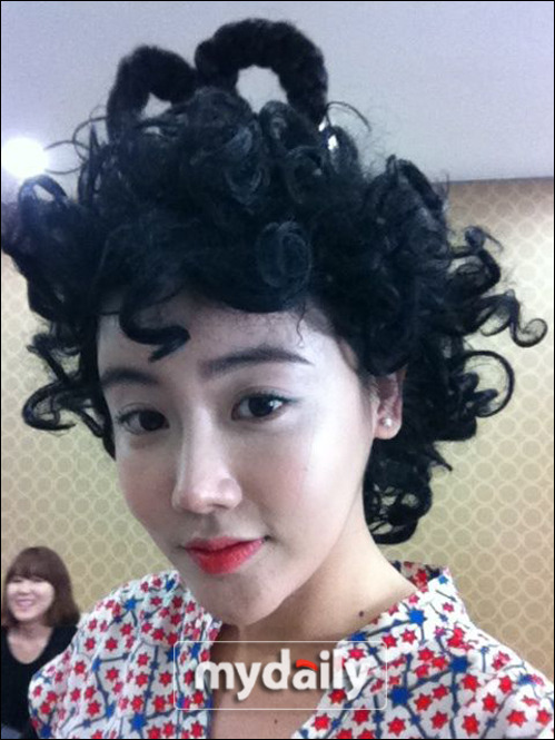 황우슬혜 뽀글머리 선녀 아줌마 변신