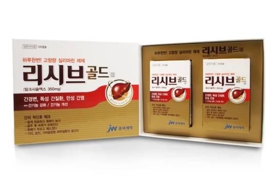 Jw중외제약 간장약 리시브 골드 리뉴얼 출시