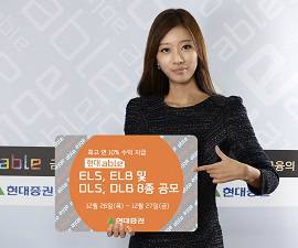 현대證, 최고 연 10% ELS, ELB 및 DLS, DLB 등 8종 410억 규모 공모