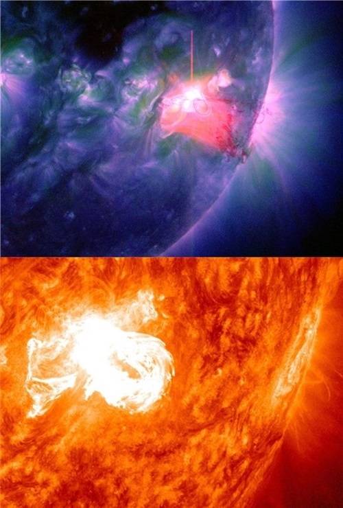 태양 폭발사진 2014년 미국 나사nasa 첫 공개