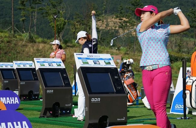 Gdr Klpga 한화금융클래식 드라이빙레인지에 설치