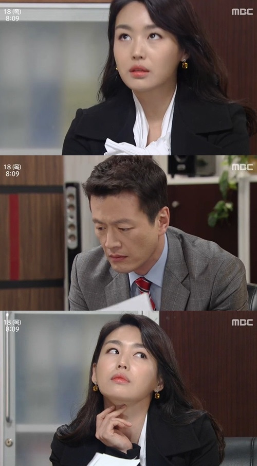 폭풍의 여자 송이우 정찬 유혹하다가 고은미에게 들켜