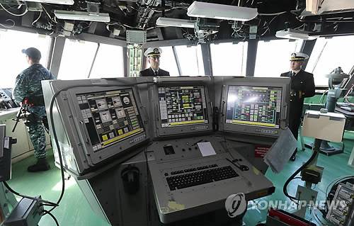 미국 연안전투함 조종실