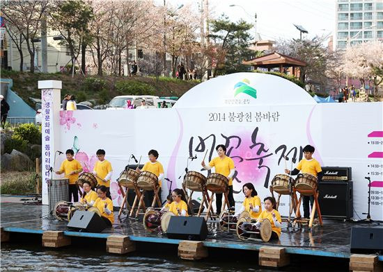불광천 벚꽃축제 오세요