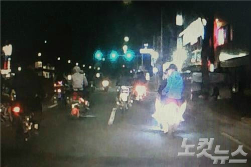 대구 도심서 아찔한 질주10대 폭주족 덜미