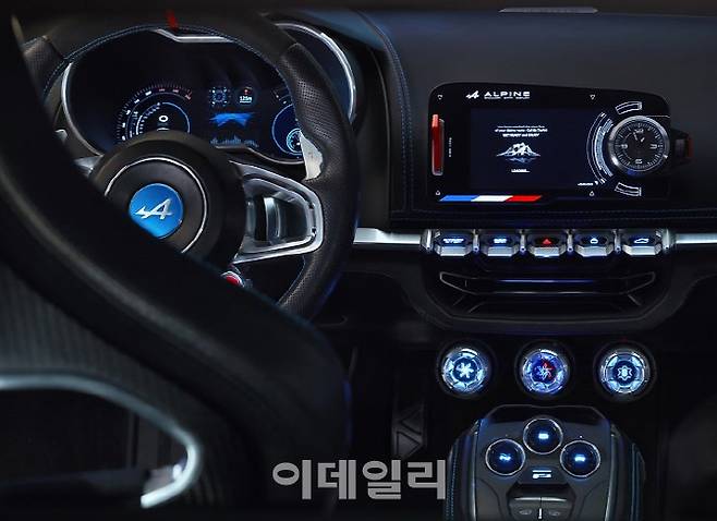 포토 르노 알파인 비전 쿠페 콘셉트카 스마트한 실내