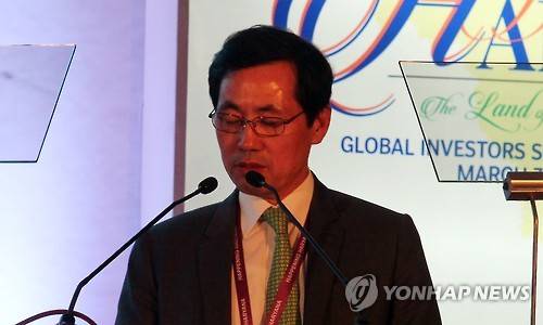 인도 하리아나 투자회의 참석한 김창권 롯데자산개발대표