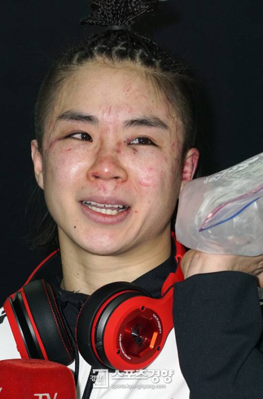 코리안 파이터 함서희 기회를 포착하는 눈 가졌다