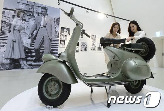 말벌 스쿠터 아직도 쌩쌩伊 베스파 탄생 70주년