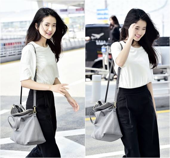 김태리 공항패션 포인트 아이템은