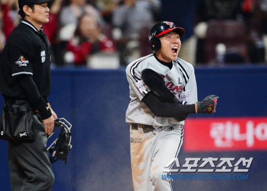 [포토] 김용의, 짜릿한 어퍼컷 세리머니!
