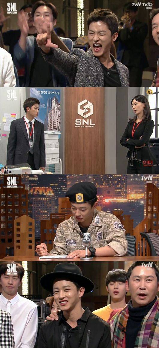 [어저께TV] 'SNL8' 김민석, 클로징까지 착했다..'순수남'