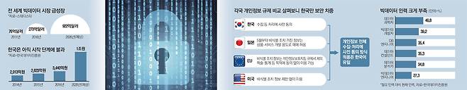 개인정보보호에 꽉 막힌 빅데이터 산업걸음마도 못떼는 한국