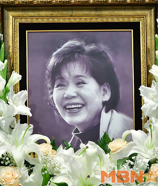 故 윤소정 '웃고있는 영정사진' [MBN포토]