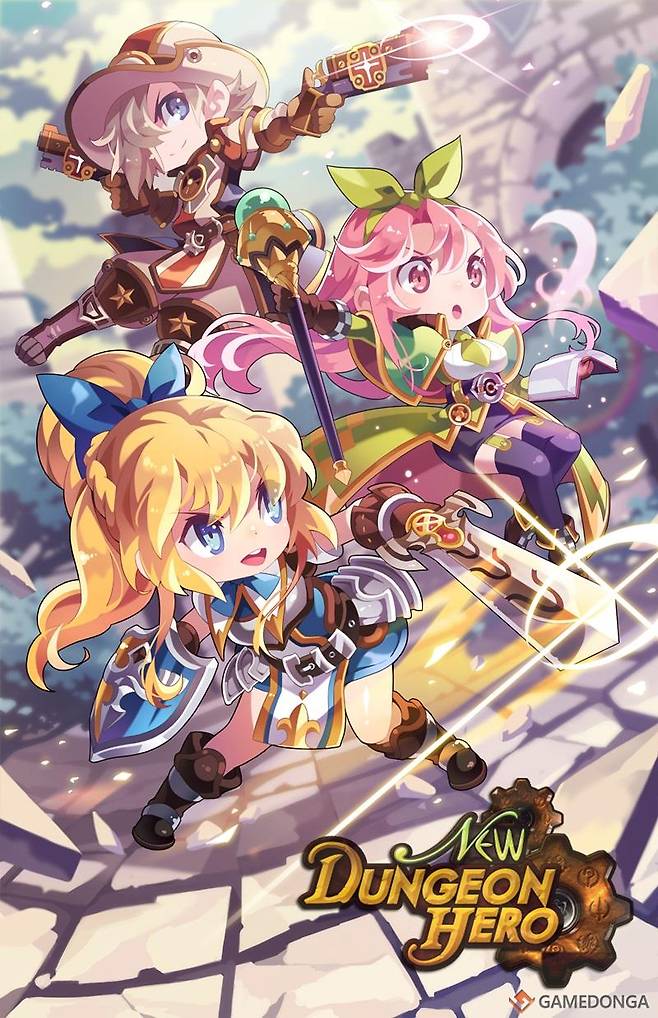 팡게임, '뉴던전히어로' 정식 서비스 시작