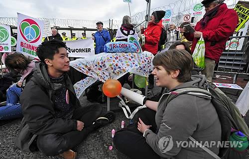 BRITAIN PROTEST FASLANE NAVAL BASE PROTEST