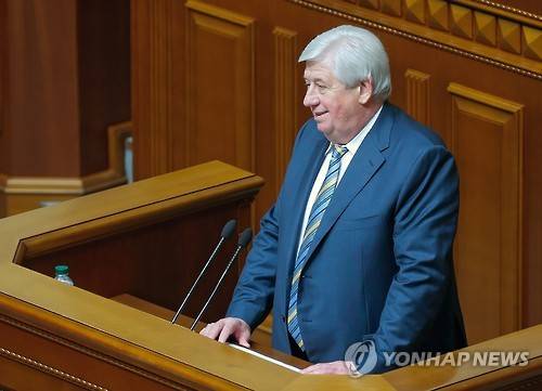 UKRAINE PARLIAMENT SHOKIN