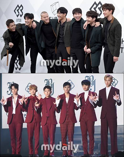 [MD픽]'5관왕' 비투비vs'라이징' JBJ, '엠카' 1위 후보 대격돌