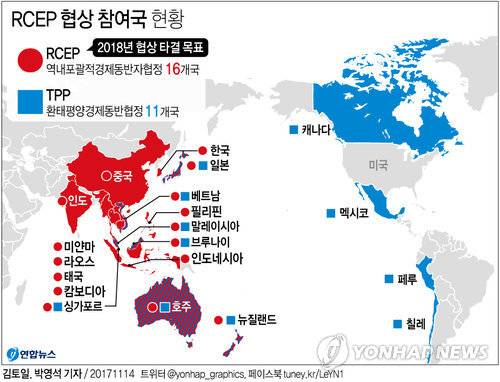 RCEP 정상회의, '아·태 메가 FTA 내년 타결' 공동성명 채택