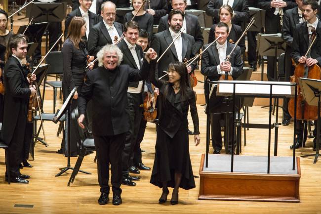 Simon Rattle's Berlin Philharmonic bids smashing adieu to Seoul