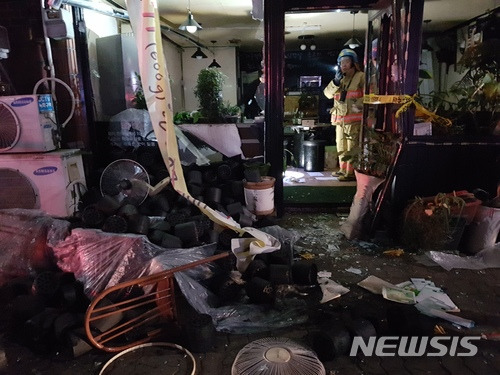 동두천 식당서 부탄가스 폭발6개월 아이 등 5명 1~2도 화상
