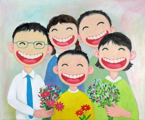 웃는 얼굴 작가 이순구 부산서 전시회