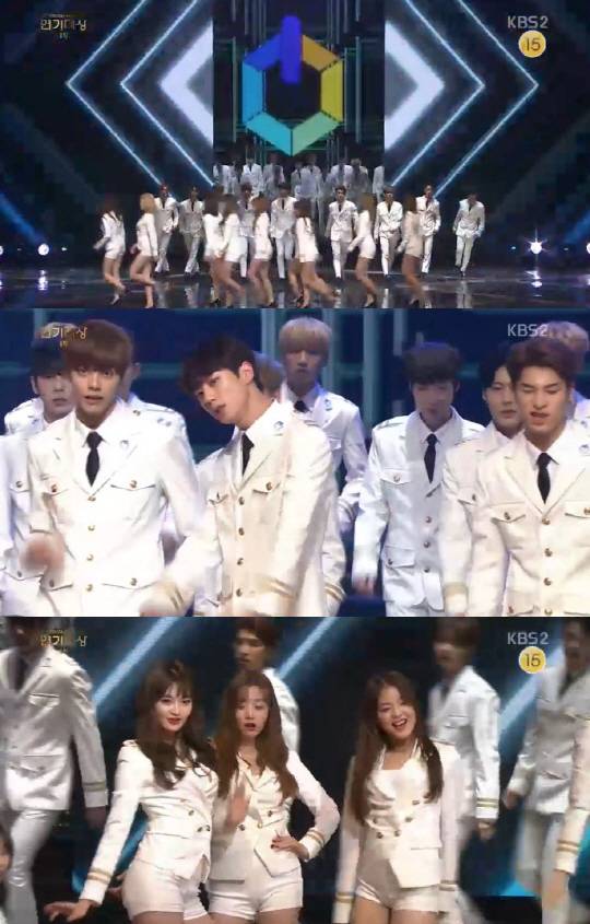 [2017 KBS 연기대상] '더유닛' 축하무대..'킹스맨' 짜릿 퍼포먼스