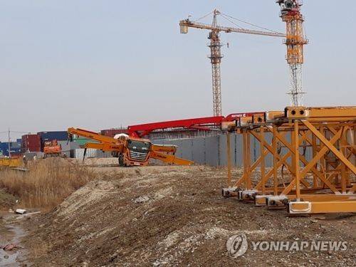 인천 아파트 공사장 콘크리트 펌프 차량 전도1명 사망종합