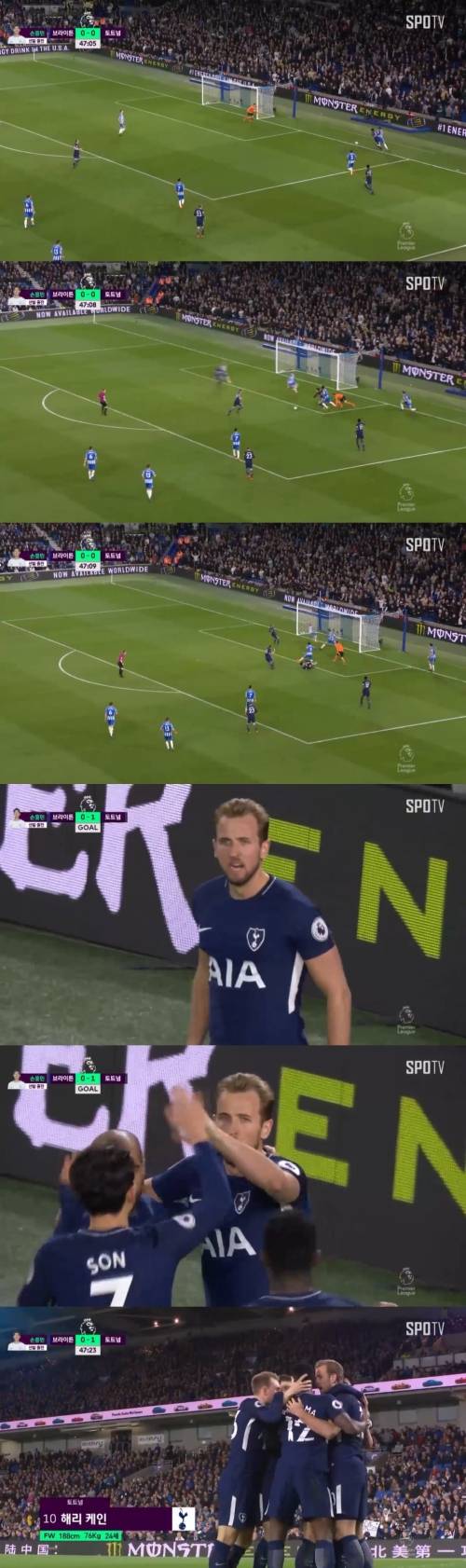 '토트넘 vs 브라이튼' 1도움 손흥민, 평점 7점..한 시즌 28공격포인트 개인 최다 타이