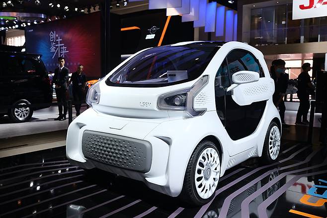 [북경 모터쇼] JAC, 3D 프린터로 만든 'LSEV' 전시