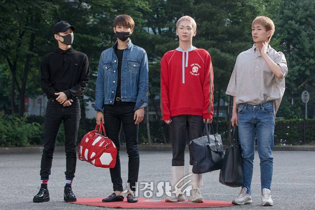 샤이니 씩씩한 출근길 뮤직뱅크