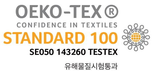 티에프제이글로벌 초발수 나노가공기술 브랜드 Bluelogy 친환경 오코텍스oeko Tex 1등급 인증 획득