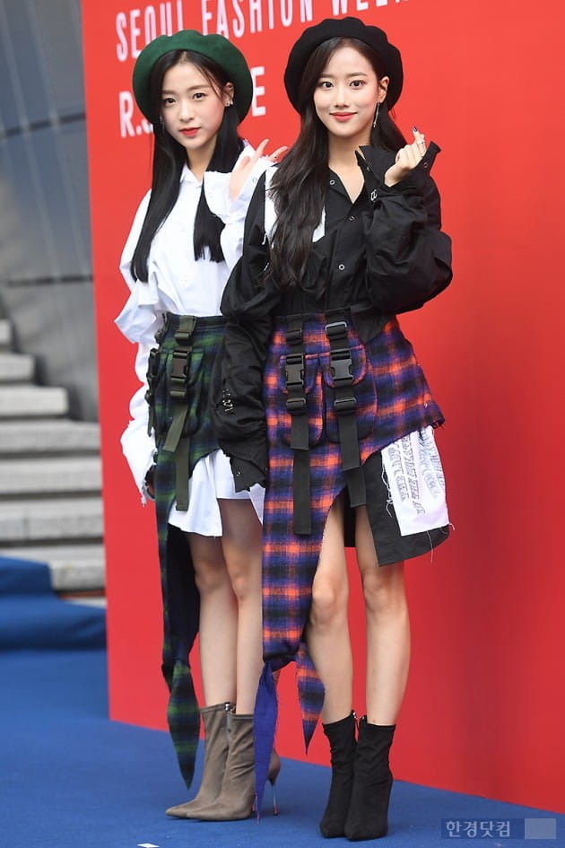 포토 에이프릴 진솔 나은 깜찍한 미모 대결
