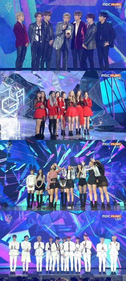 '2018 MGA' 방탄소년단, '7관왕'..올해의 가수·댄스·안무·앨범상 등 싹쓸이(종합)