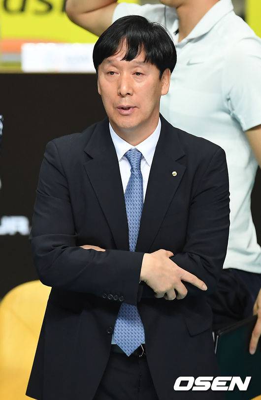 신영철 감독ok저축은행 뒷심이 강하네 사진