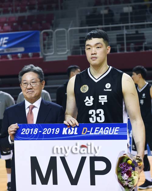 [MD포토] 상무 이승현 'KBL D리그 1차 결승전 MVP'