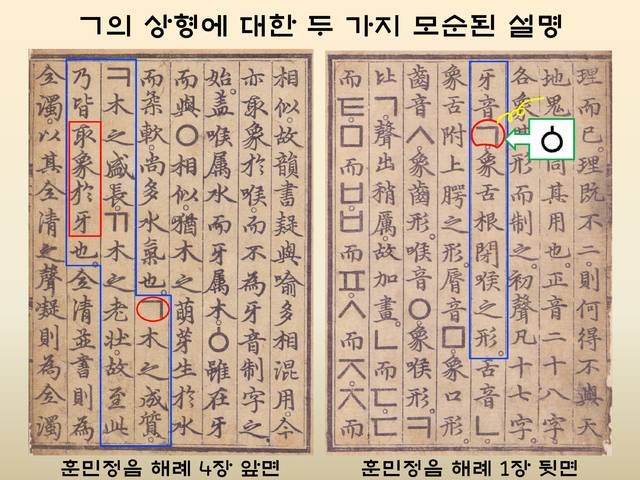 박대종 문화소통 훈민정음 해례본에 오자ㄱ을ㆁ으로 정정해야 한다