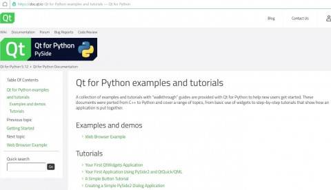 Qt 프레임워크, 파이썬(Python) 애플리케이션 UI개발 위한 'Qt for Python' 출시