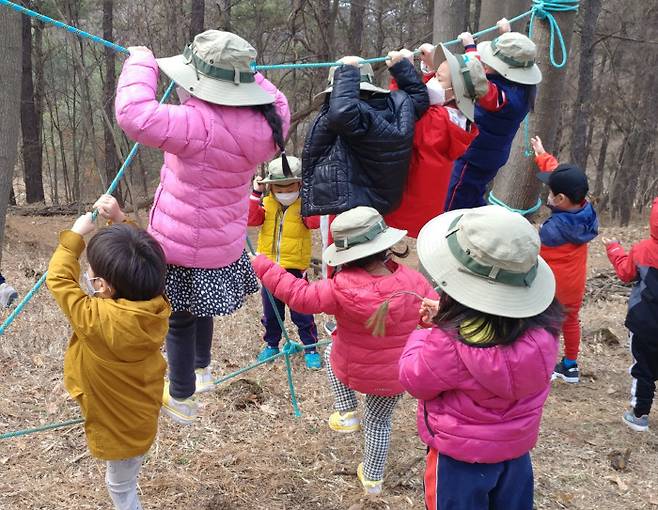 자연과 교감 전월산 유아숲체험원 개원 세종시