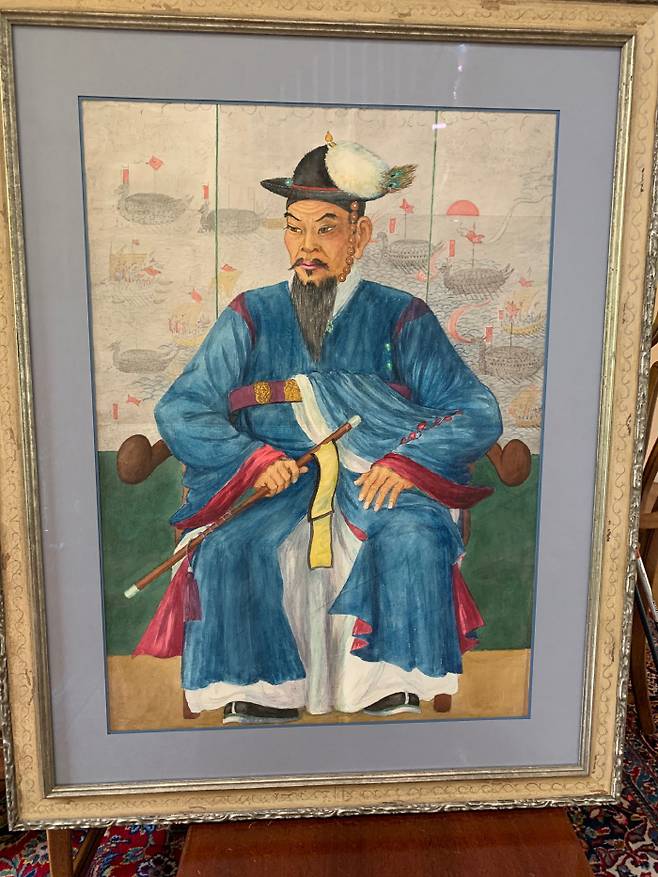 영국 화가 키스가 그린 초상화 인물은 이순신 장군 발굴